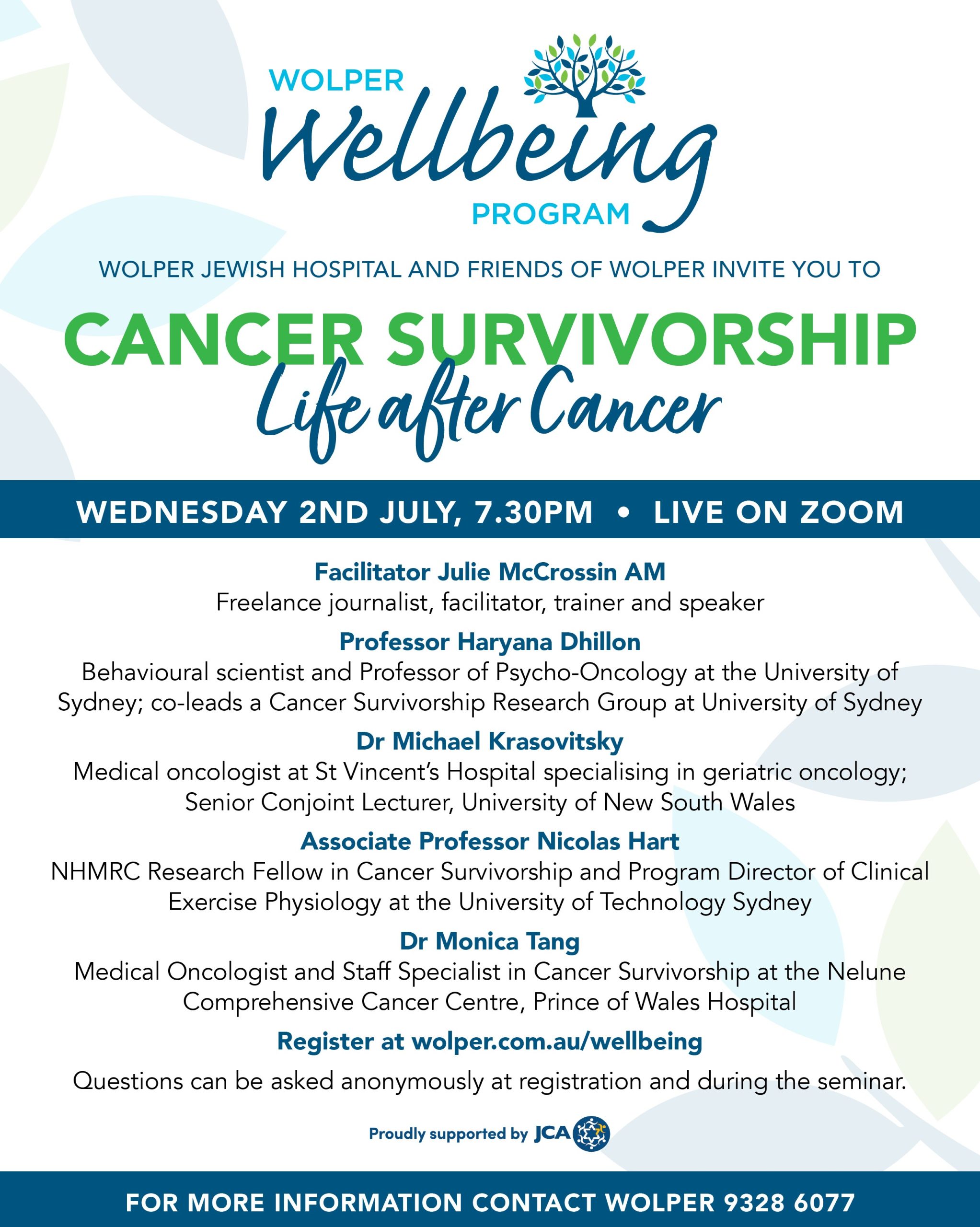 wellbeing-cancer-survivorship-edm - Wolper Jewish Hospital